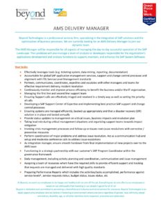 AMS Gestionnaire de livraison - VR EN.docx - Beyond Technologies