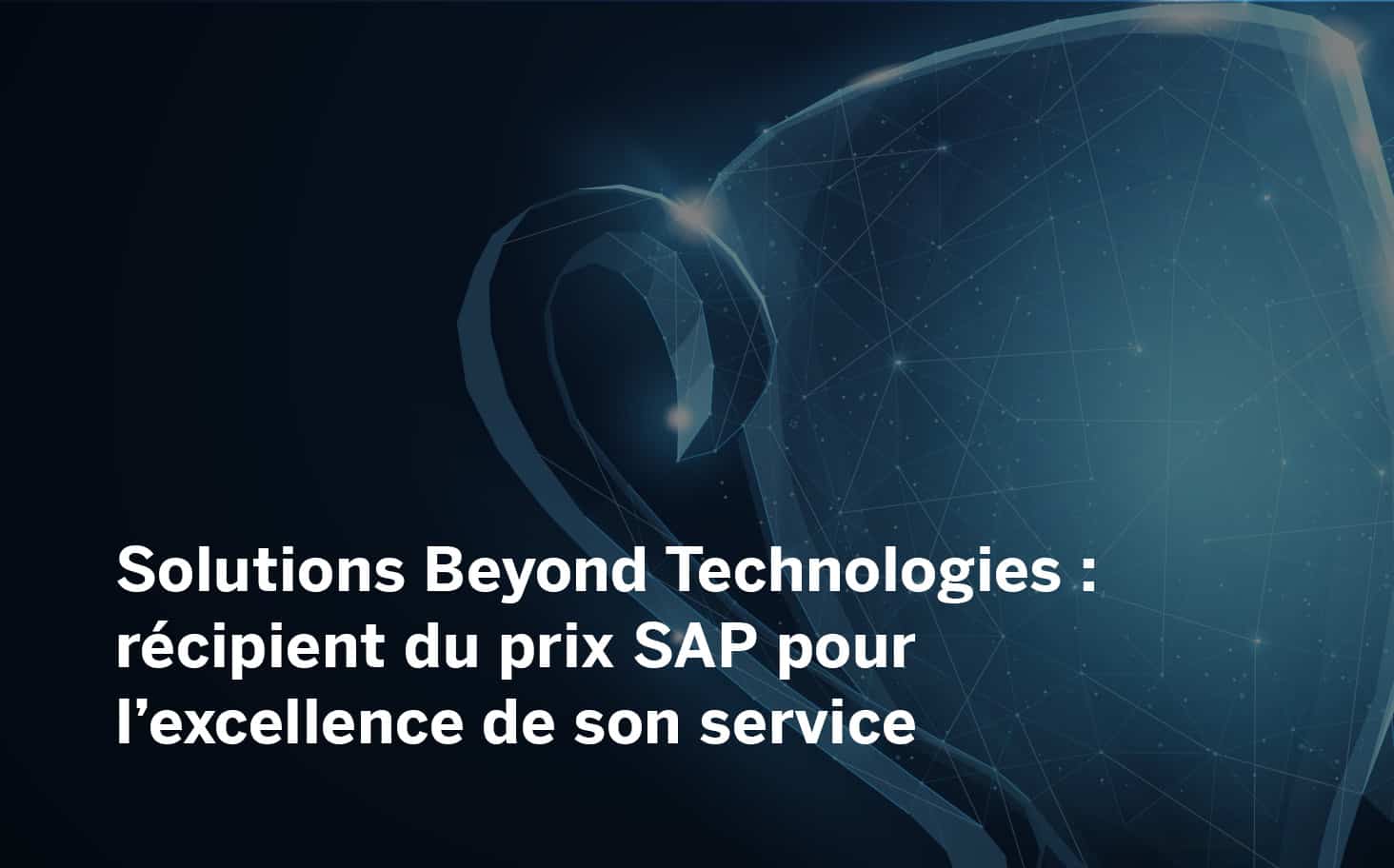 Solutions Beyond Technologies : récipient du prix SAP® pour l'excellence de son service - Beyond ...
